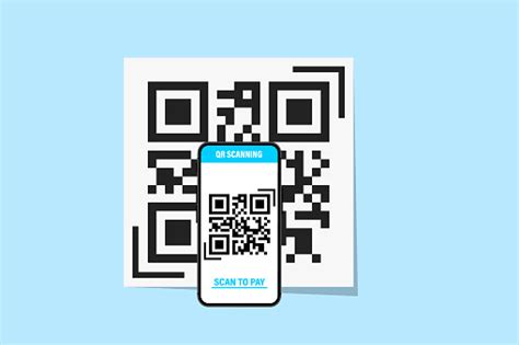 Qr 코드 스캐너가 있는 스마트폰 Qr 코드 스캐너 스캔 Qr 코드 휴대 전화에 바코드ñ 개념 비접촉식 지불 방문 페이지 템플릿