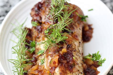 Christmas Pork Tenderloin With Spiced Cranberry Pear Chutney