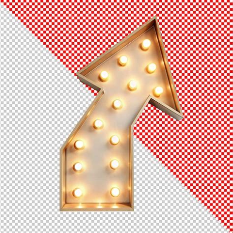 Retro Light Arrow Premium Ai Generated Psd Retro Light Arrow Premium Ai Generated Psd