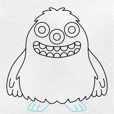 How To Draw A Cartoon Monster Step By Step Ghosts