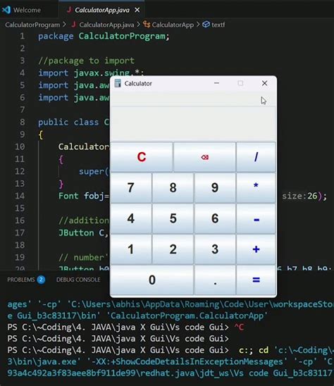 I Made Calculator Using Java Coding Java Youtube