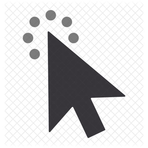 Processing Cursor Icon Download In Glyph Style