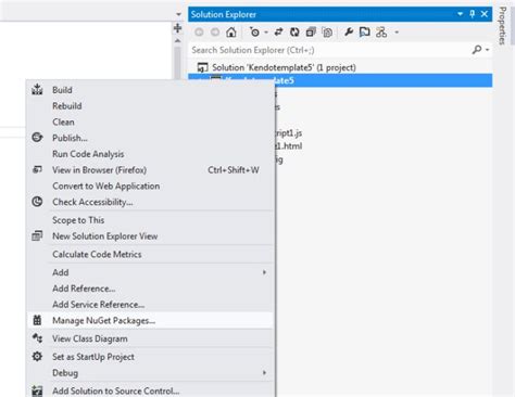 Using Kendo UI Templates