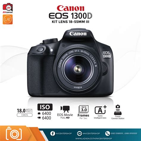 Canon EOS 1300D Kit EF-S 18-55 III | Lazada.co.th