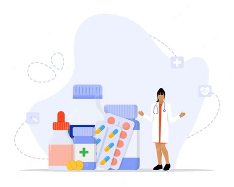Premium Vector Medicine Concept Illustration