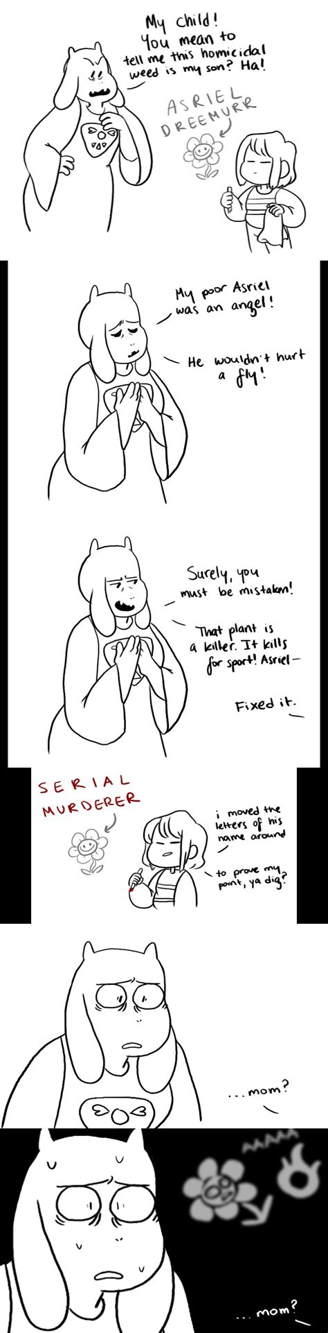 Asriel Dreemurr Is An Anagram Art By Oroxim Rwaterfalldump