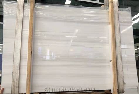 Star White Moon Golden Sand White Jade Marble From China