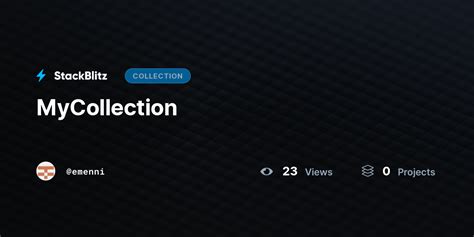 MyCollection By Emenni StackBlitz