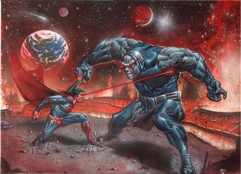Superman Vs Darkseid Wallpaper