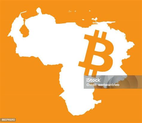 Bitcoin 암호화 통화 기호 일러스트와 함께 베네수엘라 지도 가상현실에 대한 스톡 벡터 아트 및 기타 이미지 가상현실 개념 거래자 Istock