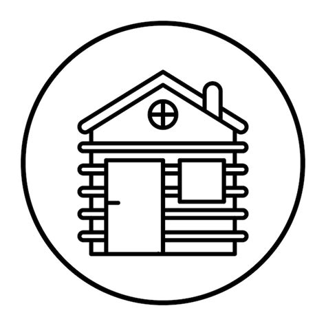 Premium Vector Cabin Vector Illustration