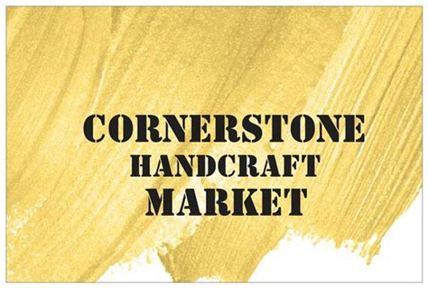 Fall Cornerstone Handcraft Market