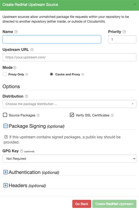 Upstream Proxying