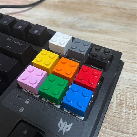 Cherry Mx Brick Keycaps Artisan Keycap Custom Keycaps Minimalist Colorful Brick Keycaps Cool