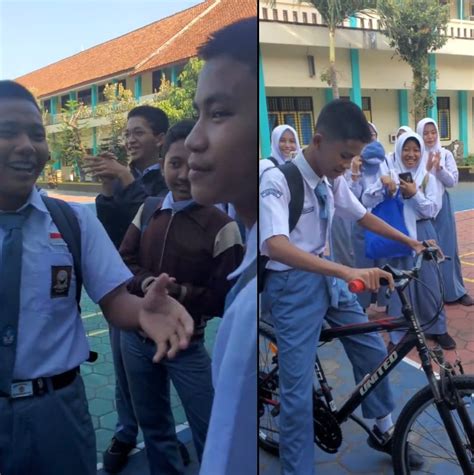 Viral Siswa Sma Patungan Beli Sepeda Untuk Teman Alasannya Bikin Haru