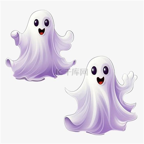 找到两个相同的万圣节鬼魂素材图片免费下载 千库网