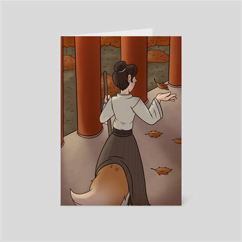 Yokai Denpachi Gitsune A Card Pack By Abigail Kennedy Inprnt