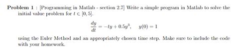 Solved Problem Programming In Matlab Section Chegg