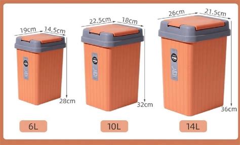 ถังขยะ ถังขยะมินิมอล ถังขยะมินิสไตส์ญี่ปุ่นในครัวหรือห้องน้ำได้สะดวกแบบไม่กินพื้นที่ รุ่นt11 ฝา