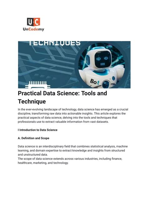 ppt practical practical data science tools and tecdata science