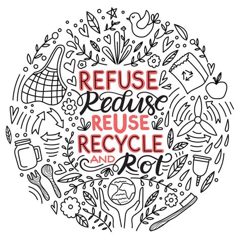 Zero Waste Concept Recycle And Reuse Reduce Ecological Lifestyle