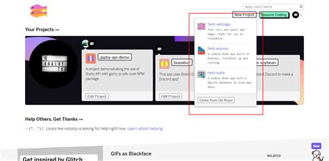 how do i make a glitch website coding help glitch community forum