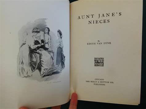 Sale Aunt Janes Nieces Book W Dust Jacket Edith Van Dyne L Frank