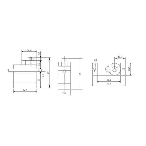 Servomotor de rotación continua V V