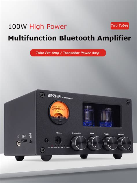 Bluetooth Tube Amplifier Receiver Mini Hi Fi With Android