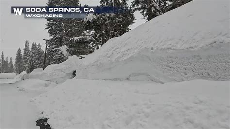 Weathernation On Twitter More Wild Scenes Out Of The Sierra Nevada