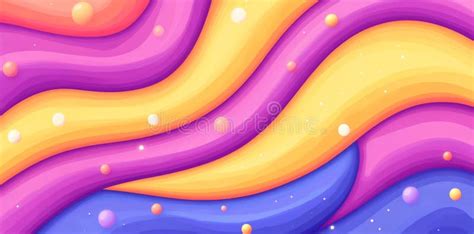 A Vibrant 3d Abstract Composition Featuring Smooth Lines Undulating Waves Radiant Light