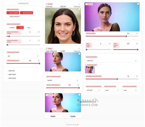 开源人脸融合 Ai换脸工具 Facefusion A姐分享