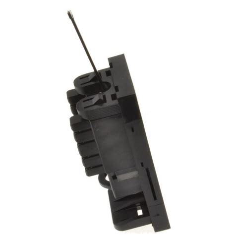 Sleek Connectivity Low Profile Cat6 Utp Rj45 Data Module In Black Lp