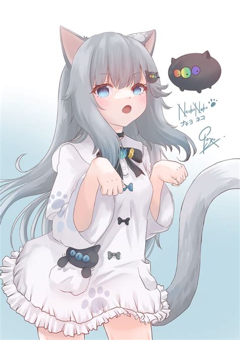 Nachoneko Indie Virtual Youtuber Drawn By Ibrodawae Danbooru