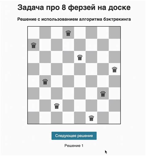 Красиво расставляем 8 ферзей на доске — Журнал «Код программирование