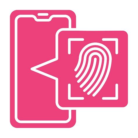 Premium Vector Fingerprint Scan Icon