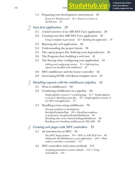 ASP NET Core In Action Pdf Web Design And HTML Internet