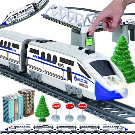 Kolejka Elektryczna PociĄg Ciuchcia Xxl Tunel Podnoszony Most Tory 914