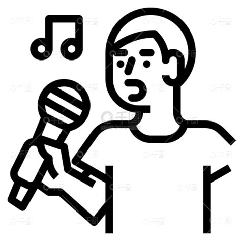 歌手免抠元素 歌手 素材免费下载 512像素 Svg格式 编号54211160 千图网