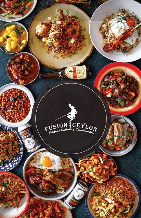 Menus Fusion Ceylon