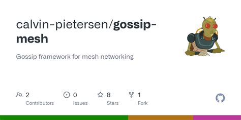 GitHub Calvin Pietersen Gossip Mesh Gossip Framework For Mesh Networking