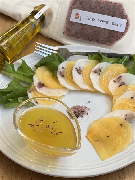 オリーブオイルと赤ワイン塩のフレンチドレッシング レシピ・作り方｜ほだか村お料理びより