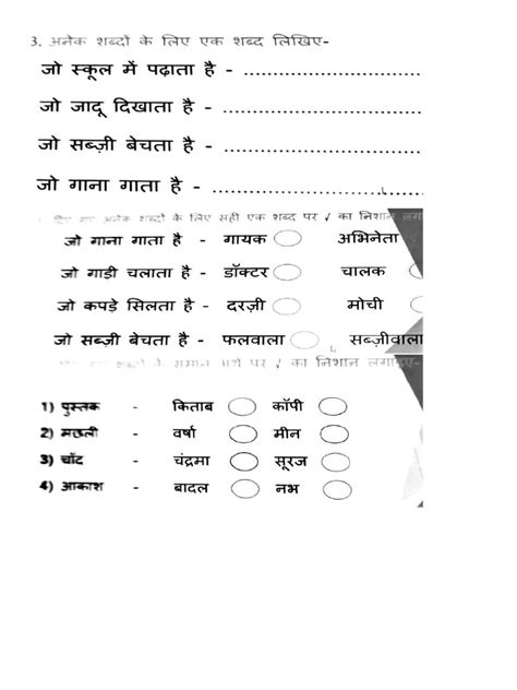 Hindi Questions Pdf