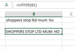 Excel Easy Upper Lower Proper Case