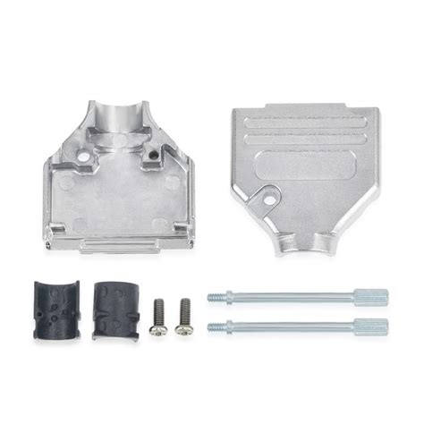 Backshell Connector 15pin Two Pieces Backshell Connector Silver 180