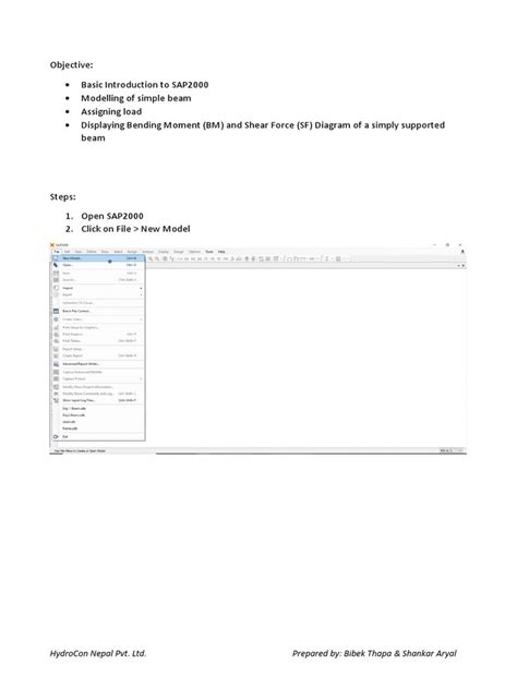 Sap2000 Training Manual Pdf