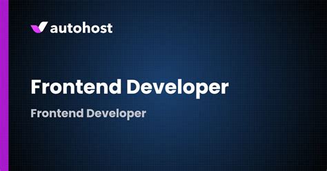 Frontend Developer