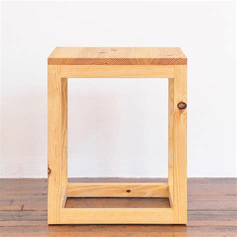 Pine Library Stool 42 Judd Foundation