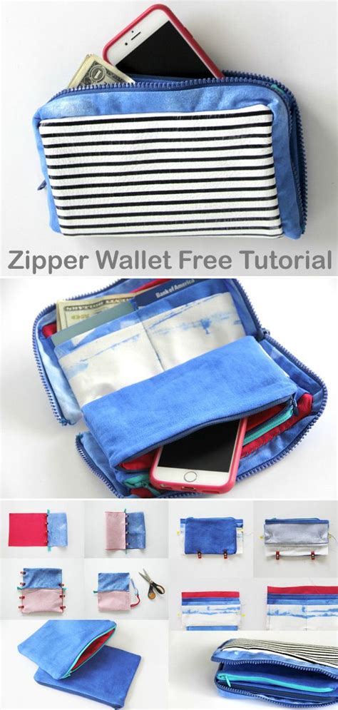 Zipper Wallet Diy Free Tutorial Artofit