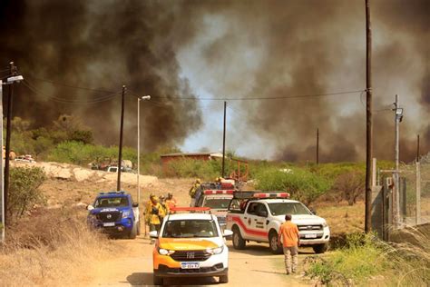 Incendios en Córdoba galería de fotos con las dramáticas imágenes de las llamas en el sur de